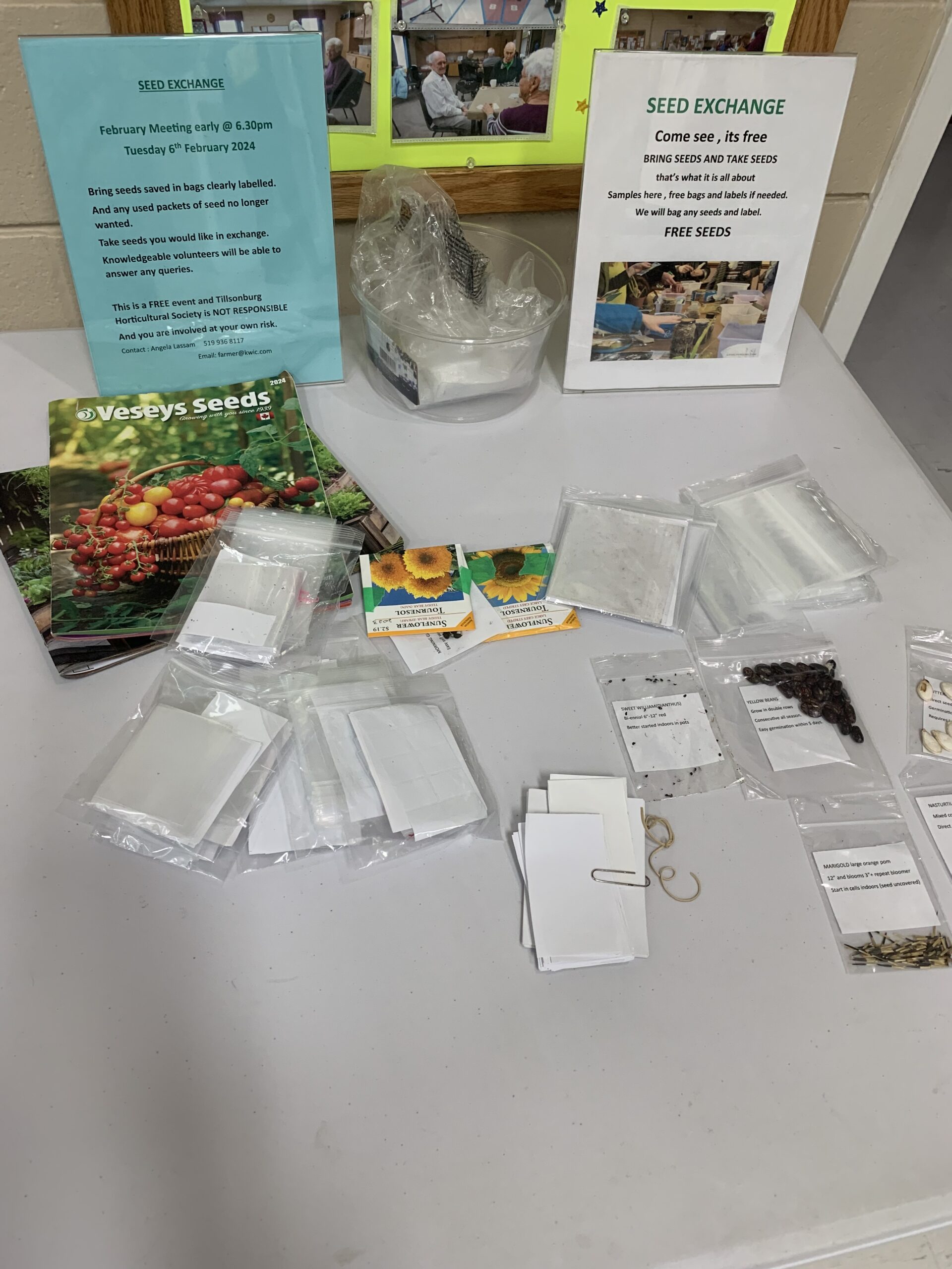 Seed Exchange | Tillsonburg Horticultural Society